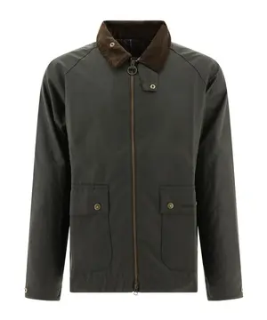 Barbour Long-sleeved Casual Jacket - Green