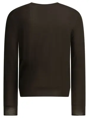 TOM FORD Crew Neck Sweater With Ribbed Trim