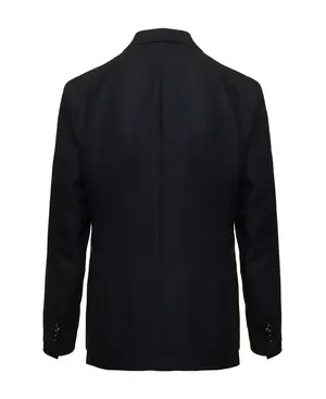 Tagliatore V-neck Long-sleeved Suit Coat
