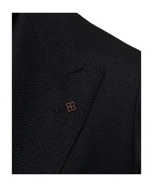 Tagliatore V-neck Long-sleeved Suit Coat