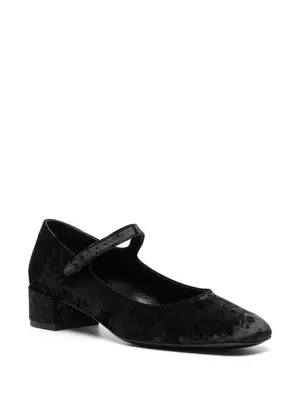 By Far Velvet Mary Jane Pumps