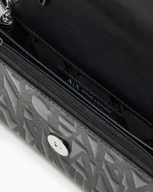 Armani Exchange Mini Embossed Clutch Bag
