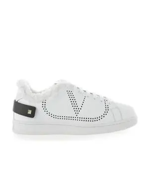 Valentino Garavani Logo Strapped Casual Sneakers - White