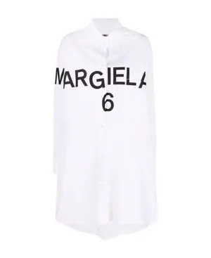 MAISON MARGIELA Logo Shirt Dress