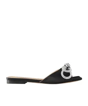 MACHMACH Mach Mach Embellished Slip-on Flat Mules