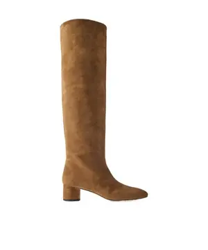 AeydĒ Straight Knee-high Riding Boots - Brown