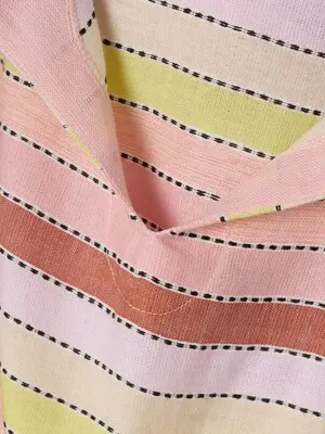 LEMLEM Beritu Hooded Striped Cotton-blend Coverup