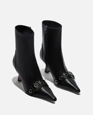AeydĒ Halima Buckled Leather Boots