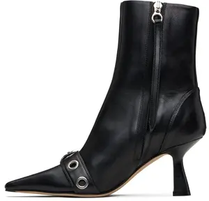 AeydĒ Halima Buckled Leather Boots