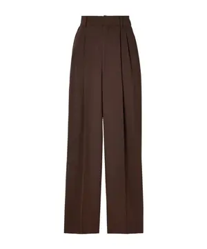 PETAR PETROV Casual High Waist Wide Leg Pants - Black