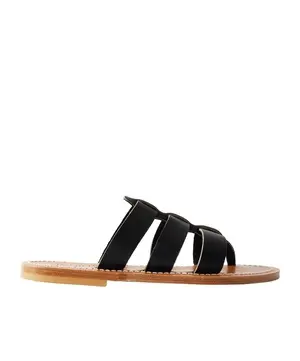 K.JACQUES Dolon Three-strap Leather Sandals - No