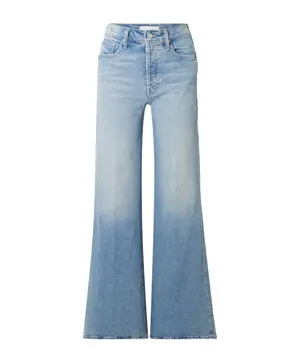 MOTHER Gradient Wash Flared Jeans - Blue