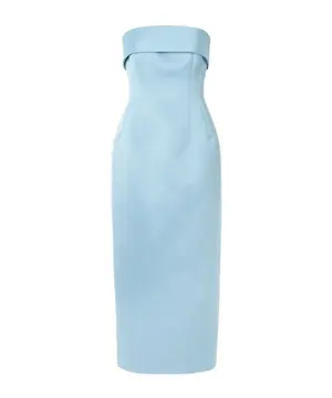 EMILIA WICKSTEAD Midi Length Evening Dress - Blue