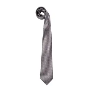 Giorgio Armani Striped Neck Tie - Gray