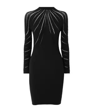 Wolford Stretch Wool-blend Mini Dress - Black