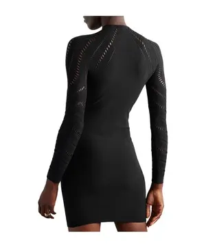 Wolford Stretch Wool-blend Mini Dress