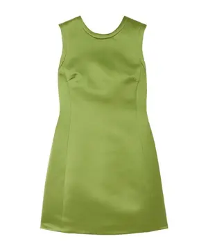 EMILIA WICKSTEAD Emilia Wickstead Structured Waist-Cinched A-Line Mini Dress No