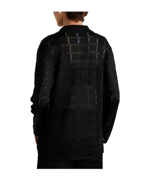 Calle Del Mar Pointelle-knit Shirt