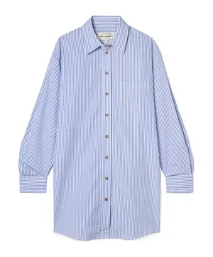Mara Hoffman Hailey Striped Organic Cotton-poplin Shirt - No