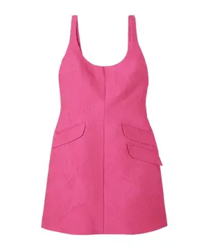 EMILIA WICKSTEAD Spaghetti Strap Mini Dress - Pink