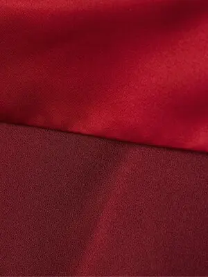 SAFIYAA LONDON Midi Dress With Satin Trim