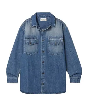 KALLMEYER Oversized Denim Jacket With Buttoned Flap Pockets
