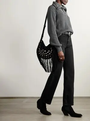 Giuliva Heritage Ribbed Cotton Half-zip Sweater