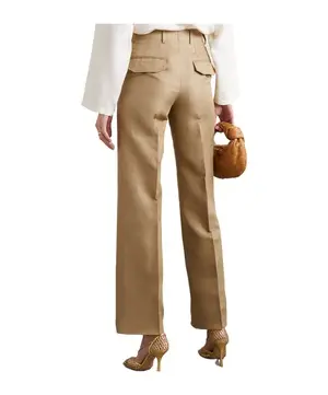 Brioni Blend Twill Straight-leg Pants