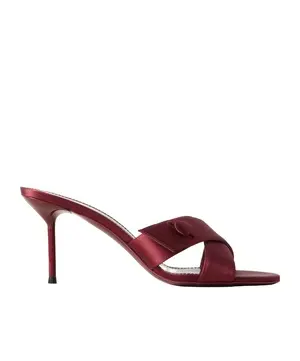 Paris Texas Lidia Satin Mules - No