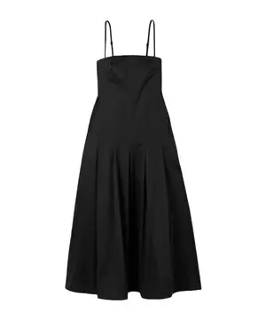 KALLMEYER Full Flared Midi Dress - Black