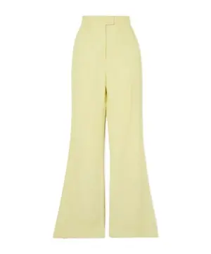 Galvan Wool Wide-leg Pants - No