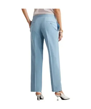 Brioni Silk And Cotton-blend Straight-leg Pants