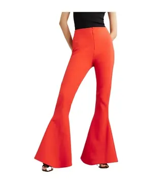 A.W.A.K.E. Mode Draped Stretch-twill Flared Pants