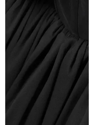 Brandon Maxwell Off-the-shoulder Cotton-blend Poplin Midi Dress