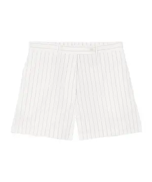 Giuliva Heritage Nina Pinstriped Cotton-poplin Shorts - No