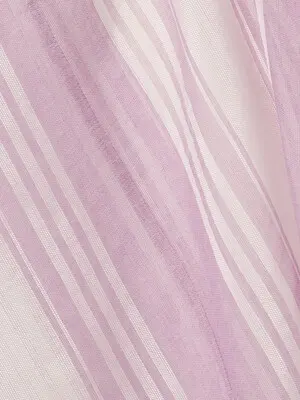 ADMONA Embellished Striped Gauze Coverup