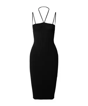 ANDREĀDAMO Cutout Open-knit And Ribbed-knit Dress - No
