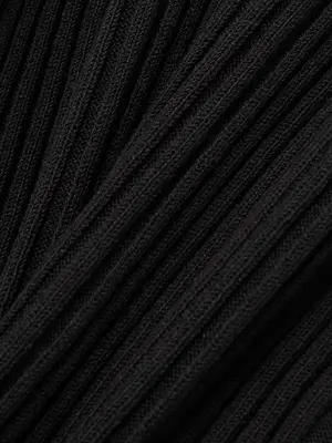 ANDREĀDAMO Ribbed-knit Midi Dress