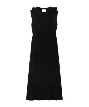 Lisa Marie Fernandez Hooded Linen-blend Gauze Maxi Dress - Black
