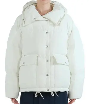 Prada Long Sleeve Cotton Coat - White