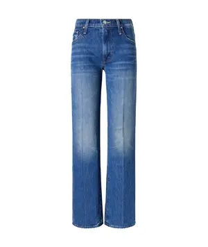 MOTHER The Rambler Skimp Mid-rise Straight-leg Jeans - Blue
