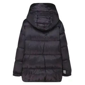 Max Mara Water-repellent Canvas Down Jacket - Black