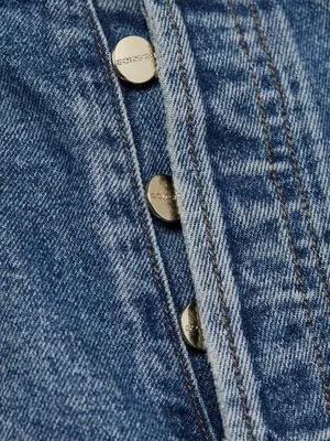 GOLDSIGN High-waisted Straight-leg Jeans