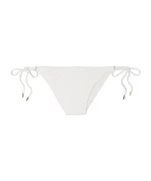 Melissa Odabash Ribbed Bikini Briefs - White