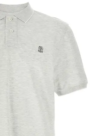 Brunello Cucinelli Logo-embroidered Short-sleeved Polo Shirt