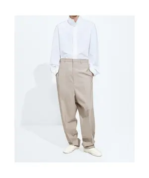 Bottega Veneta Wool And Cotton Pants