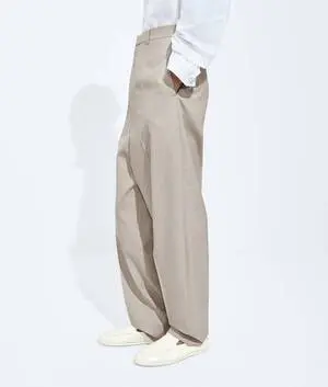 Bottega Veneta Wool And Cotton Pants