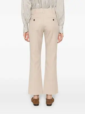 Brunello Cucinelli Pressed-crease Straight-leg Trousers