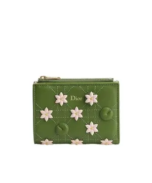Dior Jardin Dahlia Wallet - Green