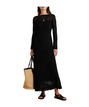 Lafayette 148 New York Crochet-knit Cotton Midi Dress